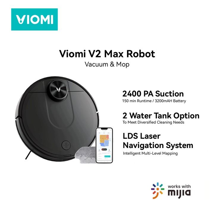 Viomi V2 Max Vacuum Robot – ezbeli