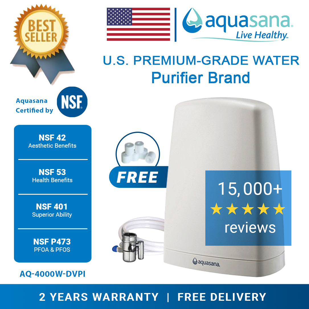 AQUASANA AQ4000 COUNTER TOP WATER FILTER – ezbeli