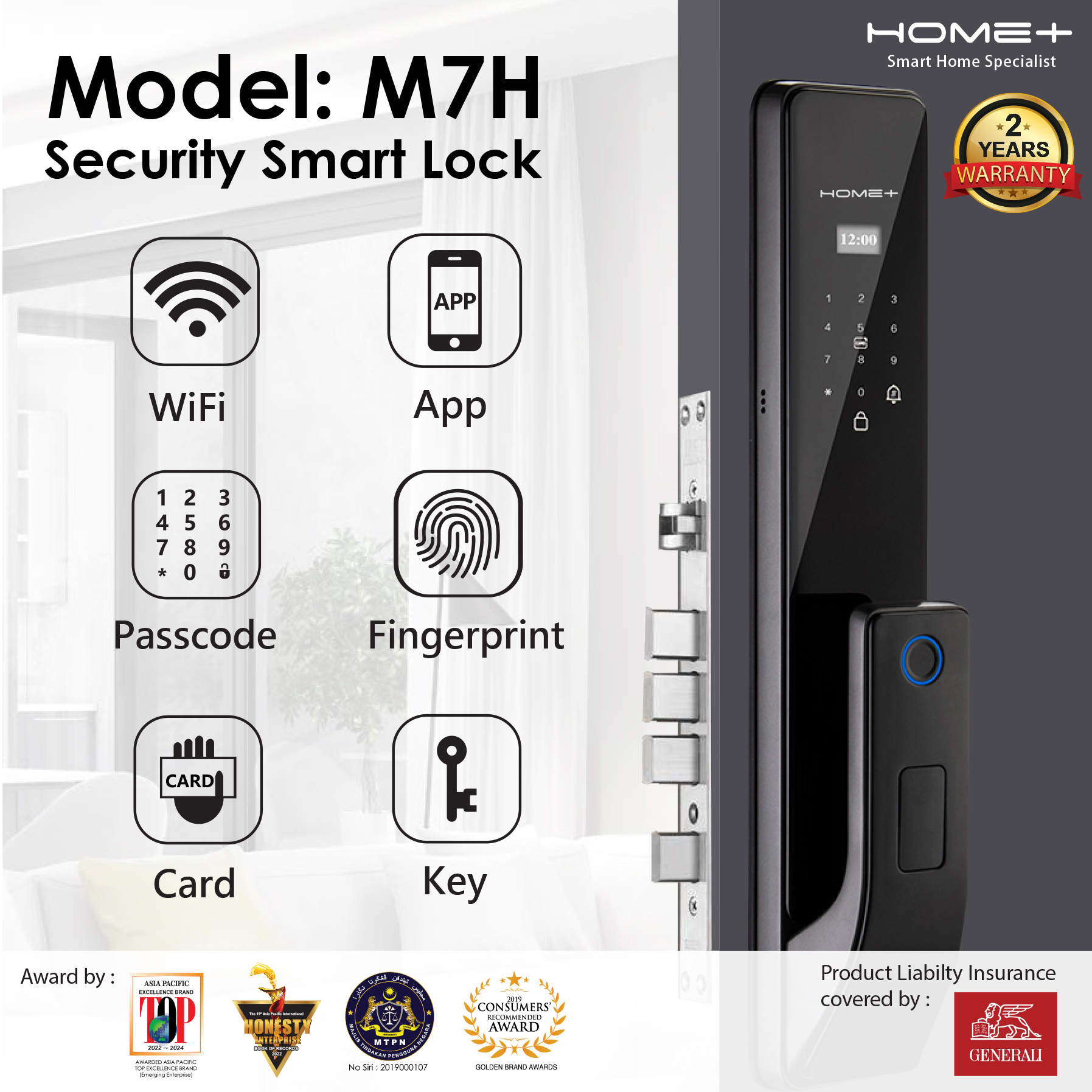 M7H Smart Lock – ezbeli