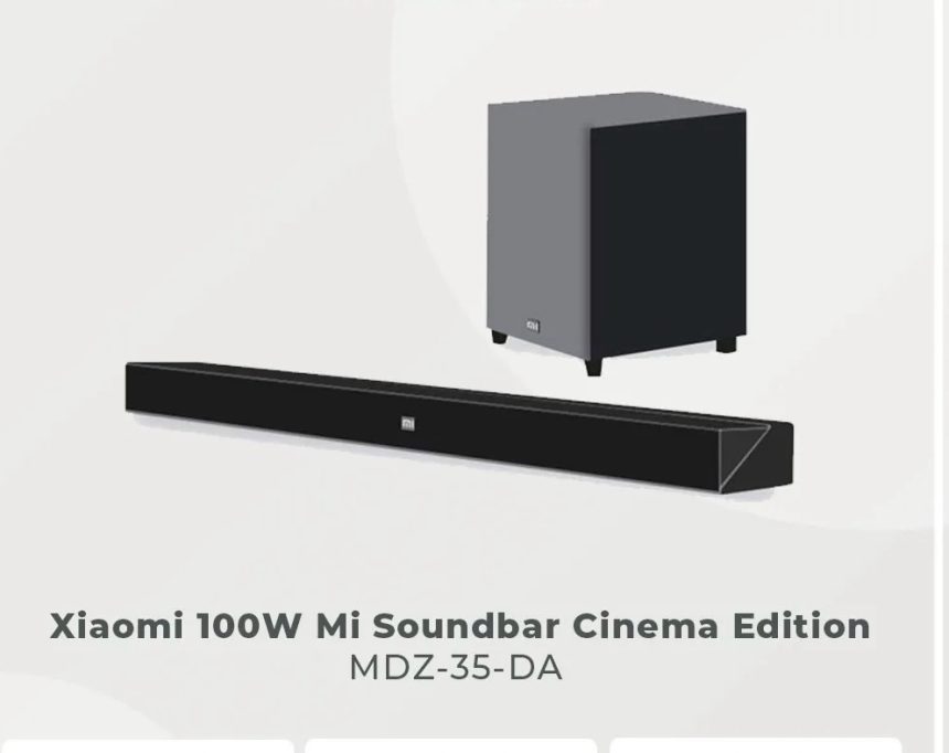 XIAOMI 100W Soundbar + Subwoofer – ezbeli