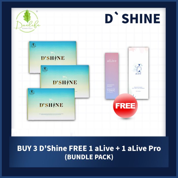 D’SHINE (Buy 3 Free 1 Alive + 1 Alive Pro) – ezbeli