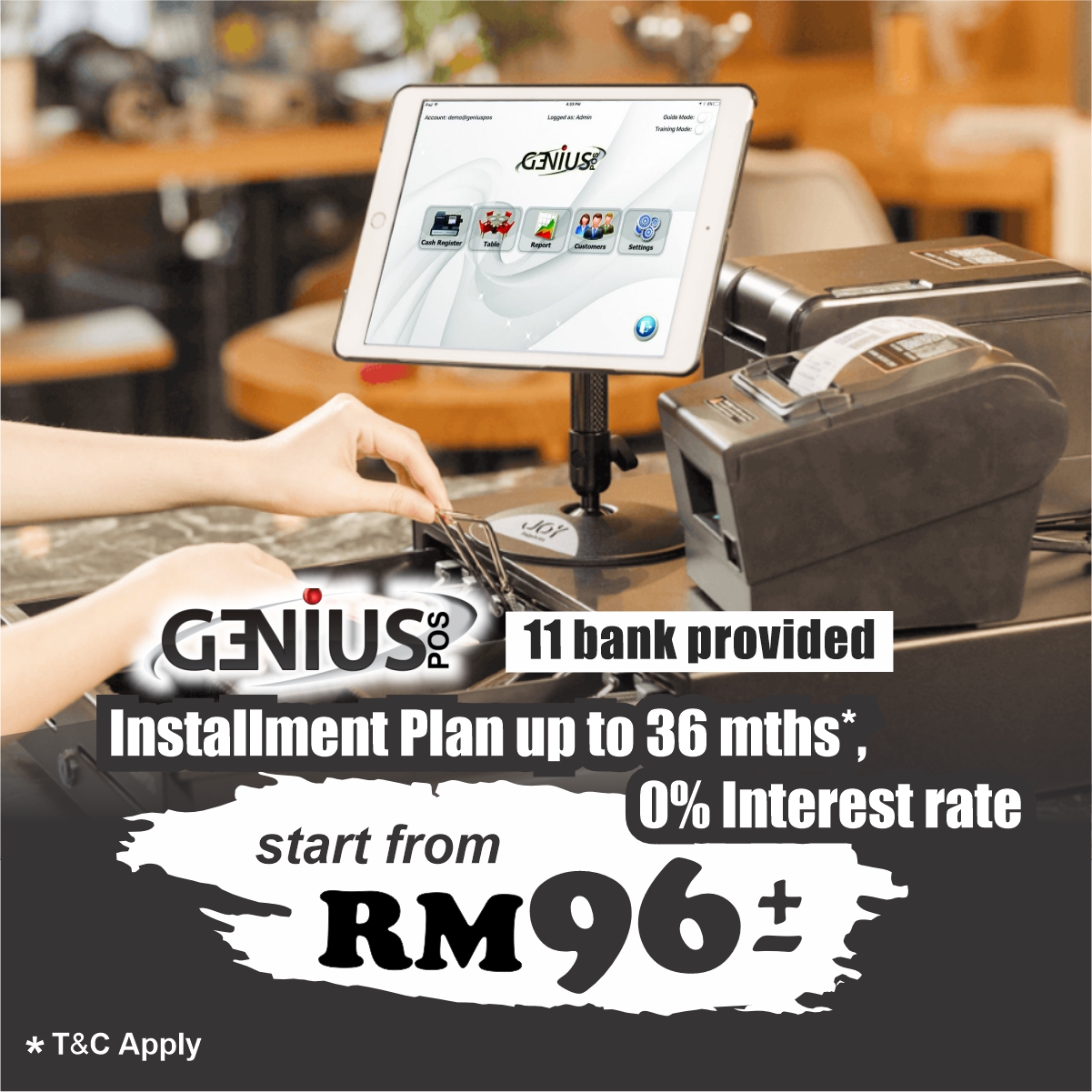 Genius POS Lite + Cloud – Full Set Package – ezbeli
