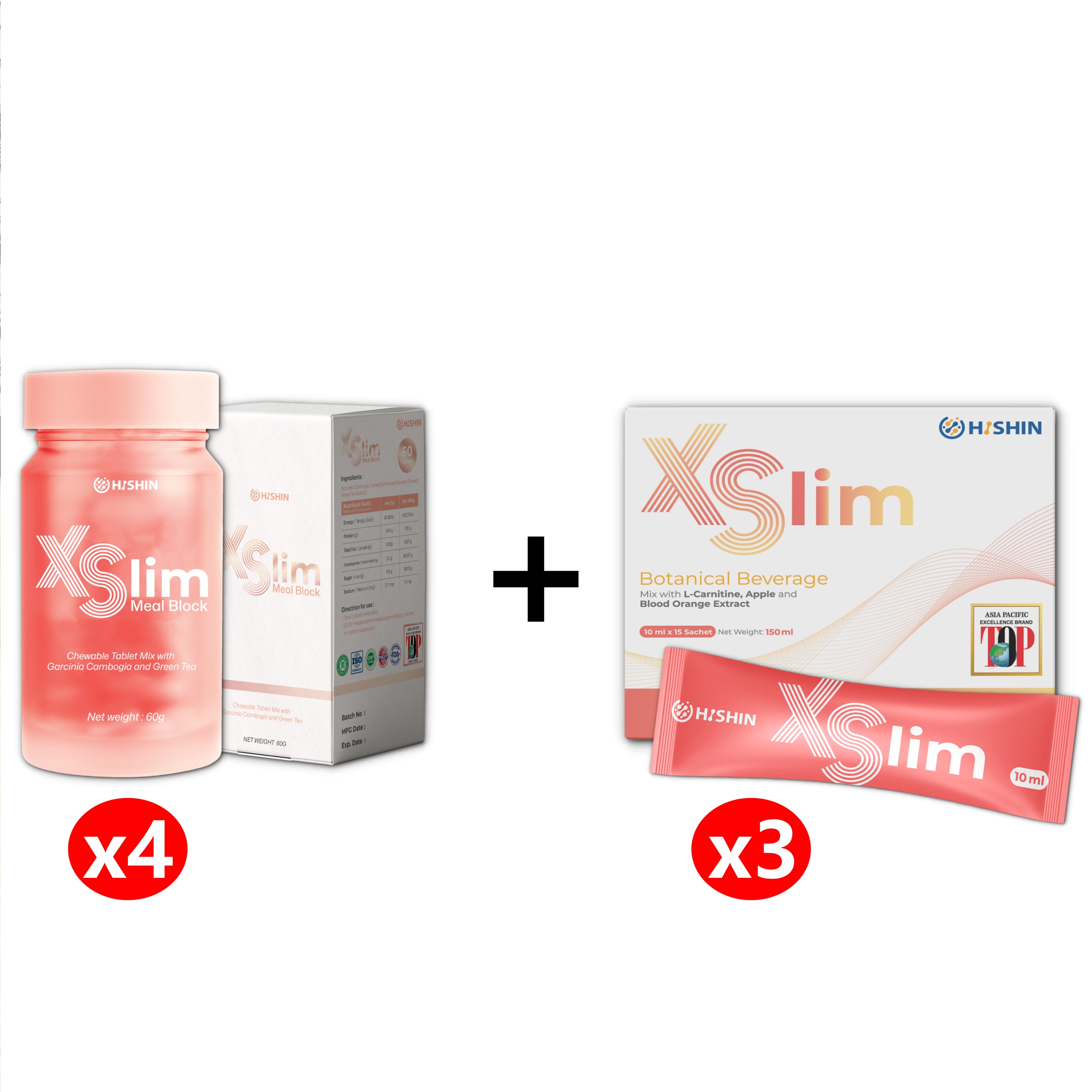 HISHIN XSLIM MEALBLOCK 4 | XSLIM BOTANICAL BEVERAGE 3 (VVIP -RM10) – ezbeli