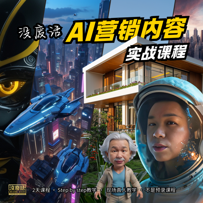 MARK Goh | AI Content Creation Course | 2 Pax Package – ezbeli