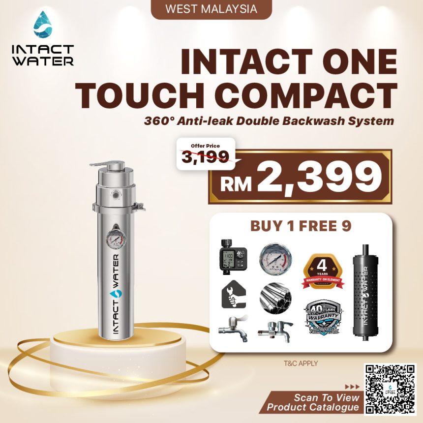 INTACT WATER OUTDOOR WATER FILTER ONE TOUCH COMPACT – ezbeli