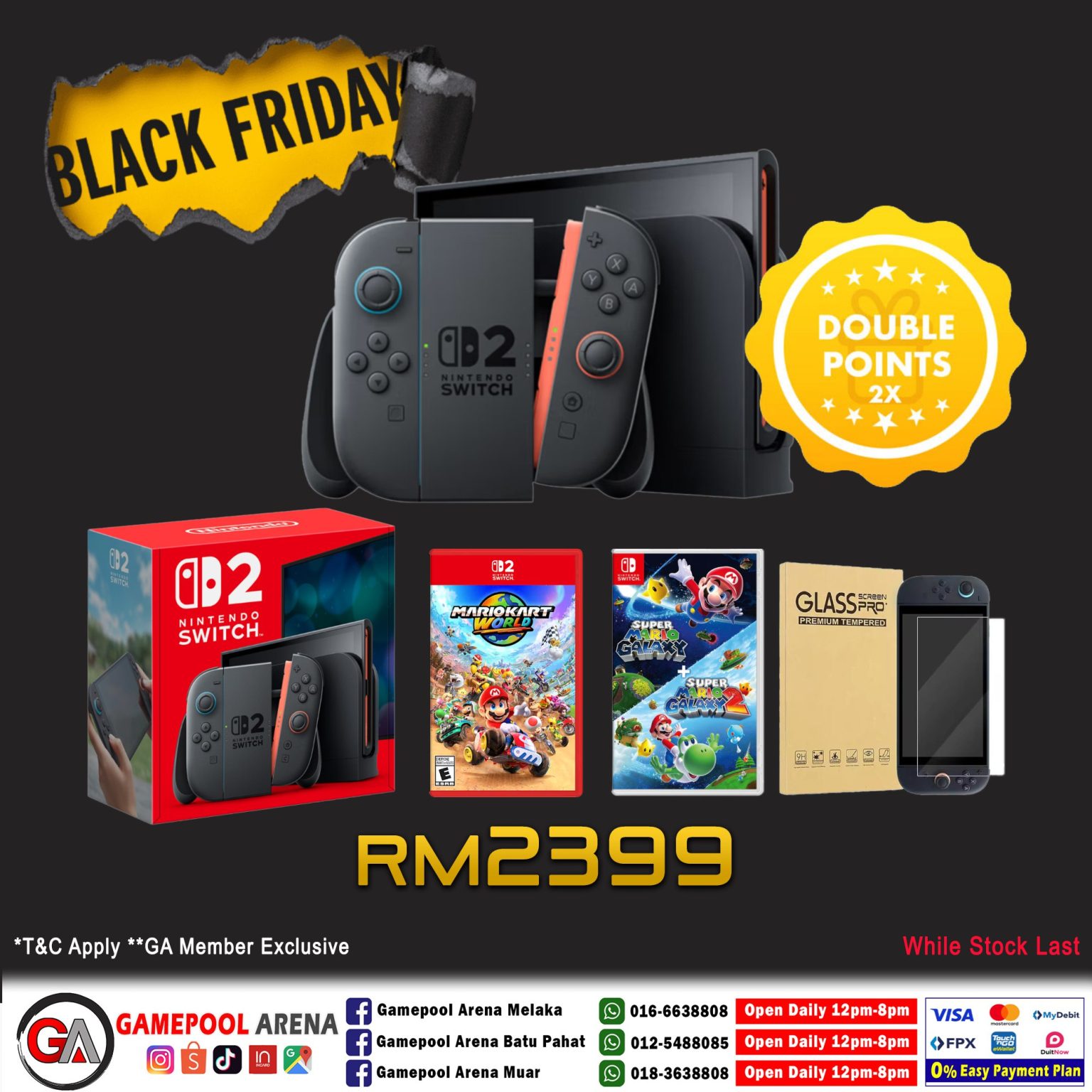 NINTENDO SWITCH 2 STANDARD IMPORT SET *Black Friday Promo* – ezbeli