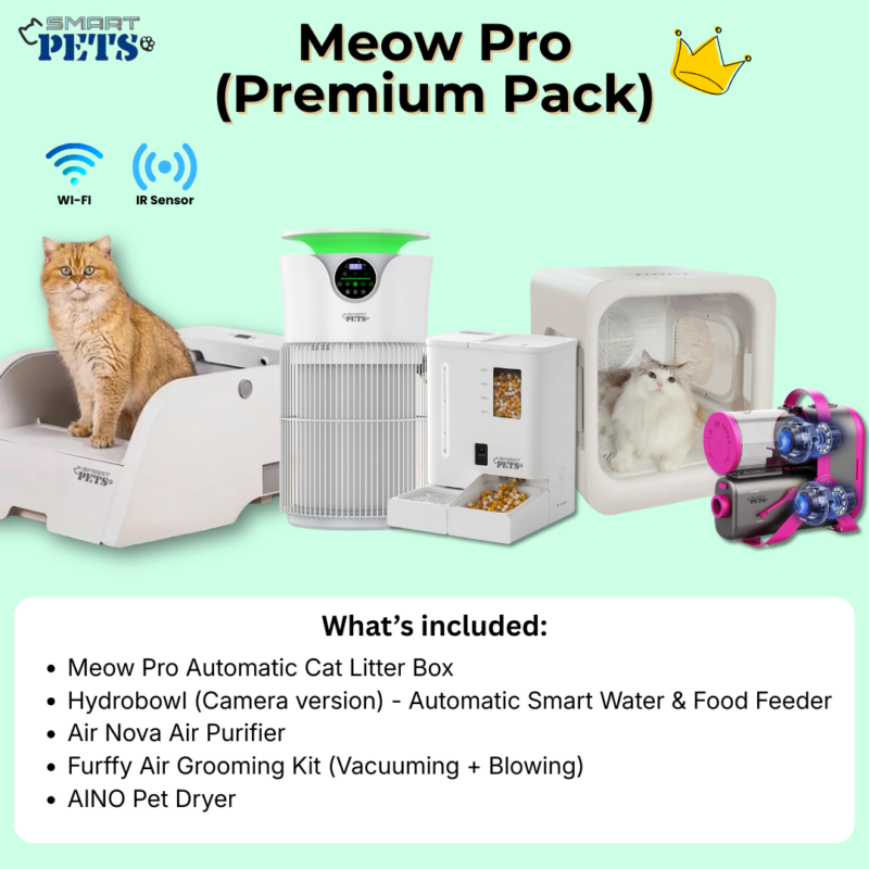 (Premium Pack) Meow Pro | AirNova Purifier | Furffy Air | Hydrobowl ...