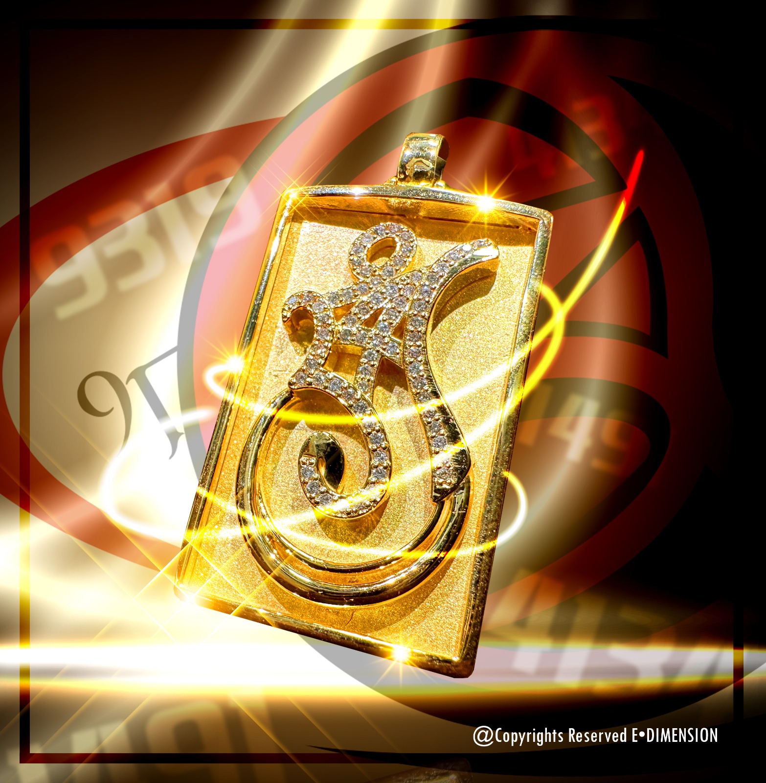 D’VASCO 『福禄寿』数字能量吊坠 (男款) FU LU SOU ENERGY PENDANT FOR MAN – ezbeli
