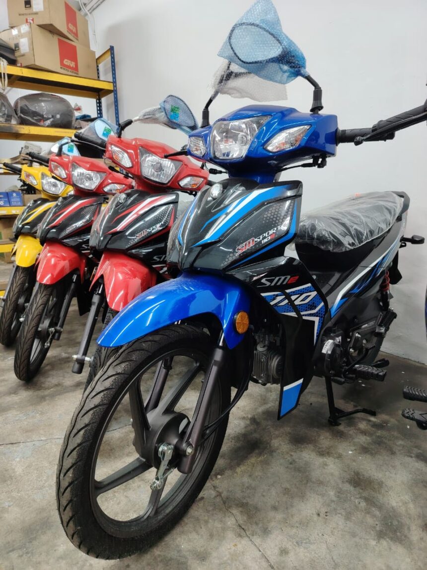 SM Sport |Motorcycle | 110E | Blue – ezbeli